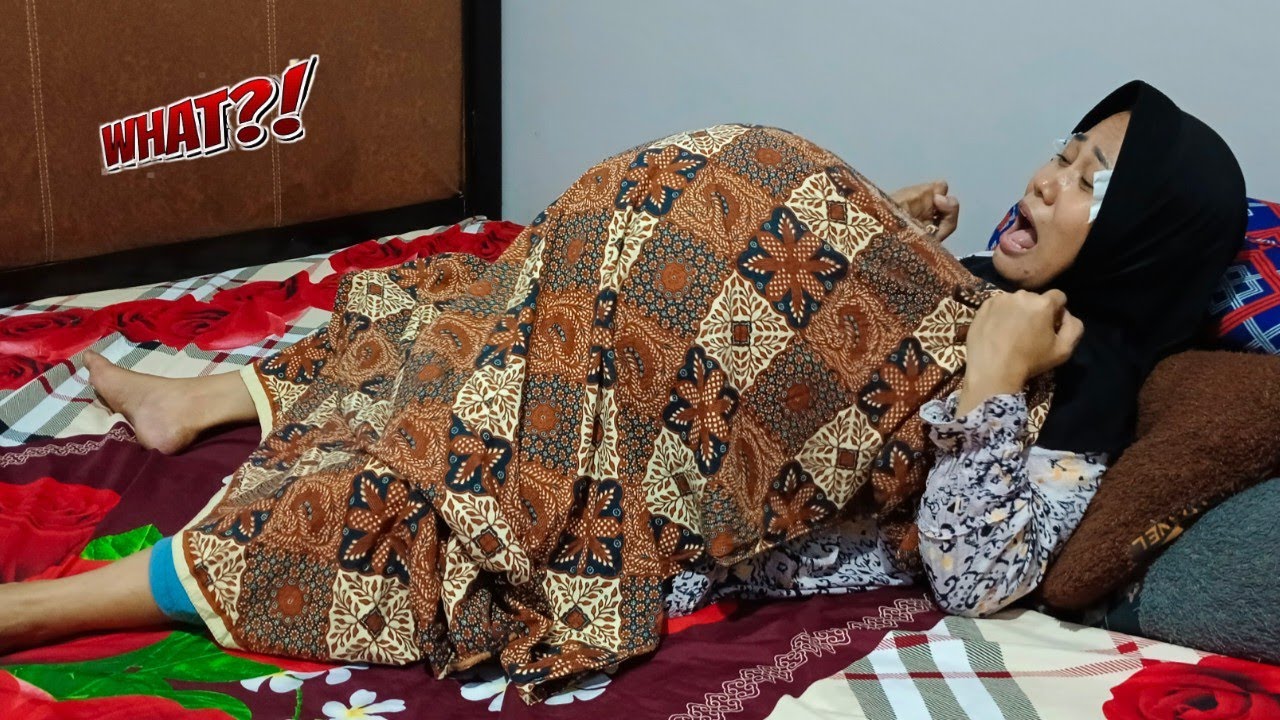 drama💕😱kasihan mama hamil gendut lagi demam kontraksi melahirkan bayi aneh - YouTube