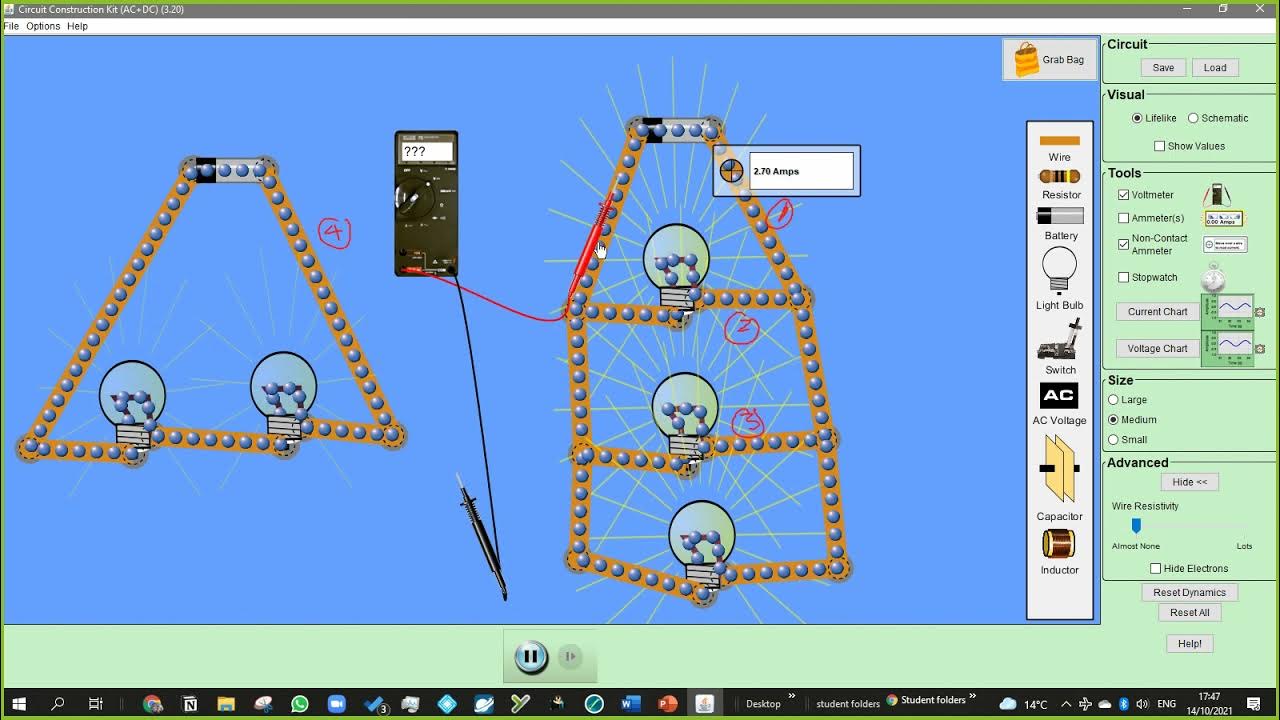 Voltage and current in series and parallel (GCSE Physics, electricity ...