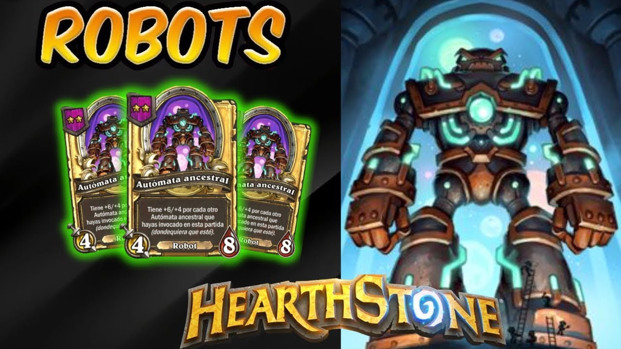 Robots y autómatas HearthStone Campos de batalla +5000 elo - YouTube