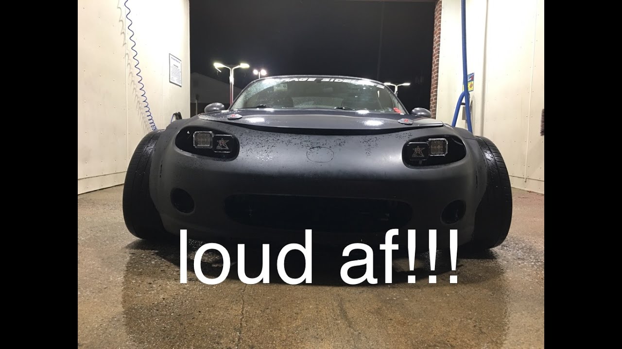 Ridiculously Loud Miata Drifting! Also Tucking 240sx Harness - YouTube
