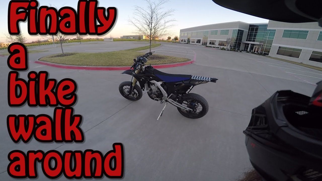 2014 wr450f SM bike walk around - YouTube