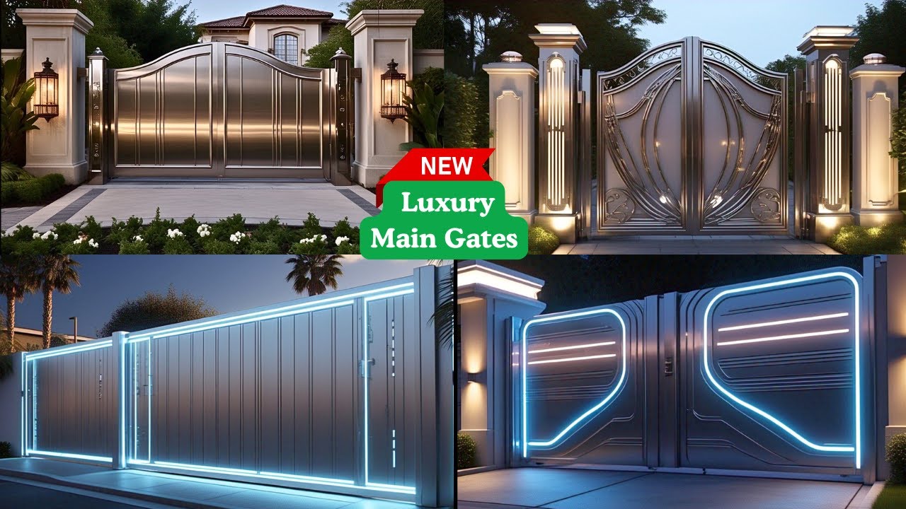 Minimalist modern main gate designs that can easily transform your home ...