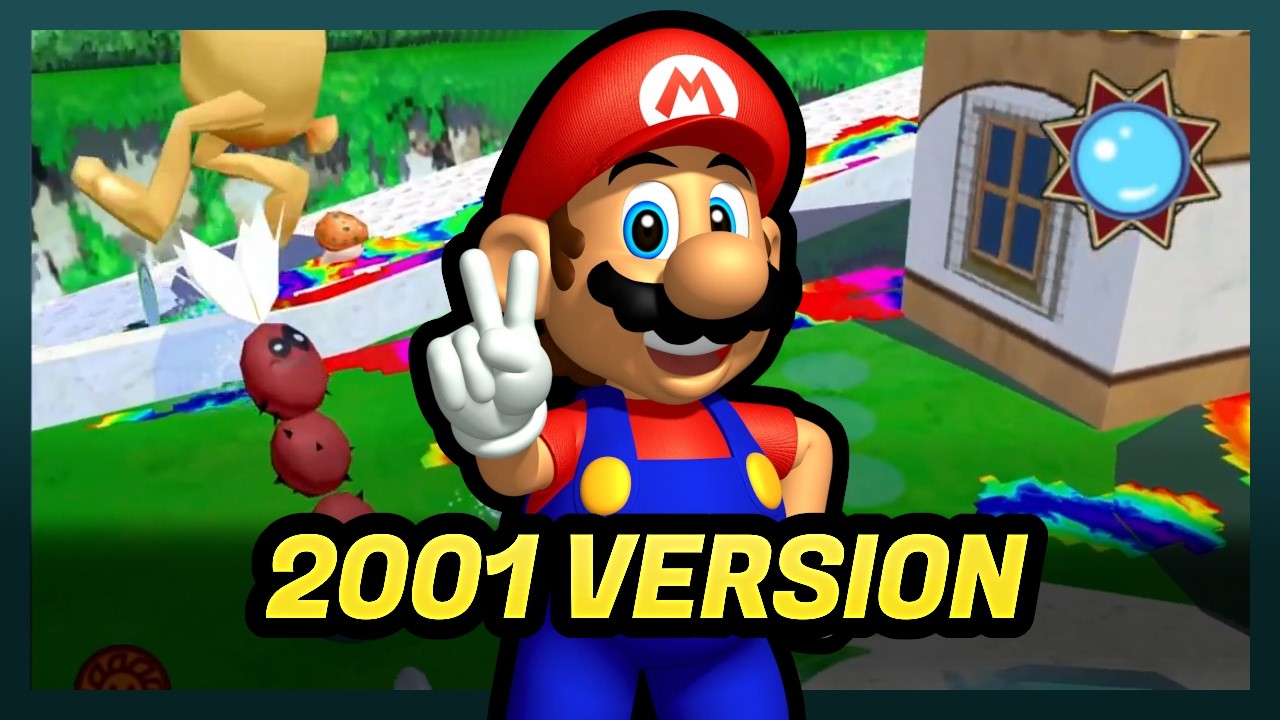 What The "ORIGINAL" Mario Sunshine Looked Like in 2001? - YouTube