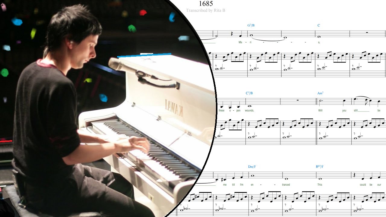 Zedd & Muse — 1685 — Piano Sheet Music - YouTube