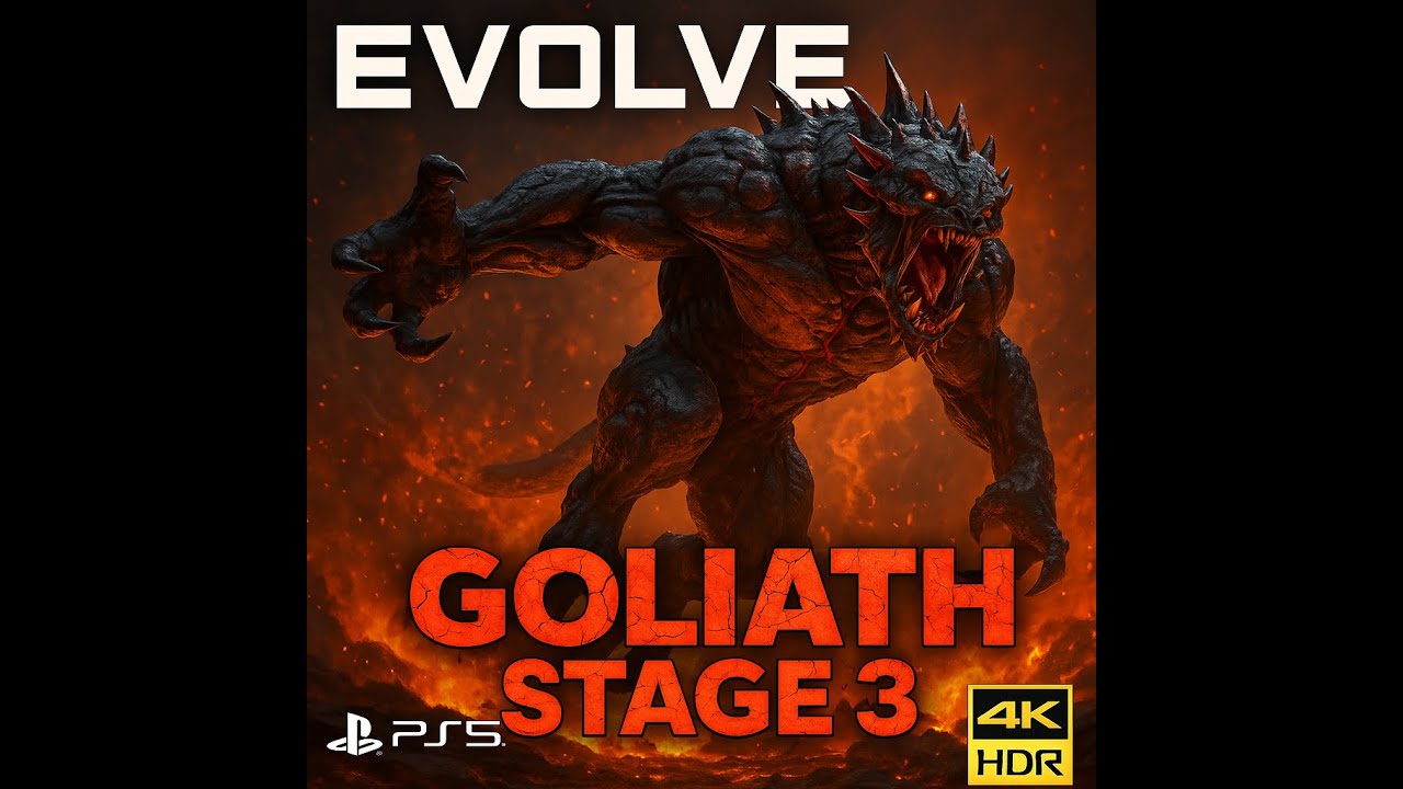 🔥 Evolve – Goliath Monster Gameplay (Stage 3 Domination | 4K HDR) 🔥 ...