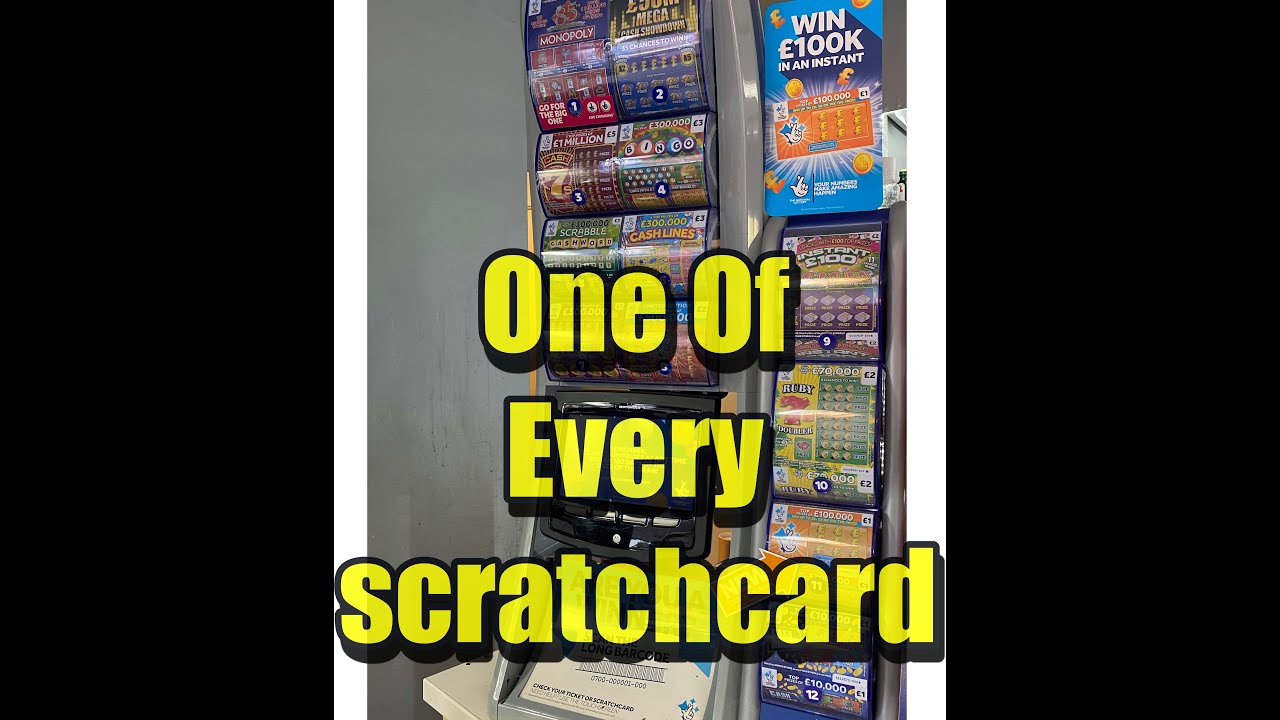 I Bought 1 Of Every Scratch Card On Display - YouTube