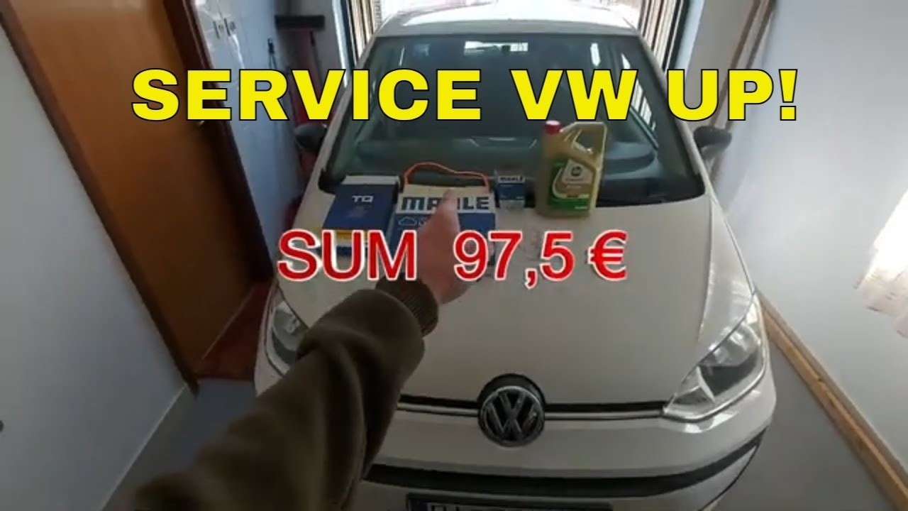 Service On VW Up - STEP BY STEP FULL SERVICE! SAVE MONEY! - YouTube