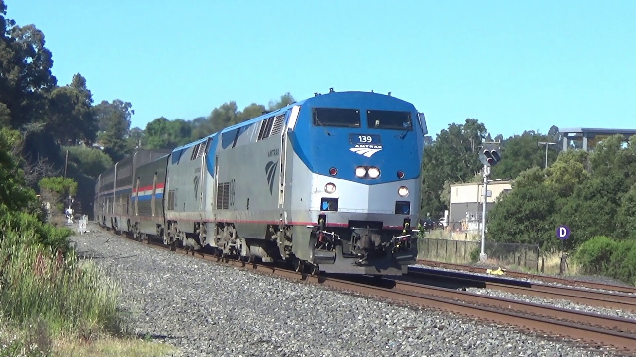 Amtrak Train 6 Hercules 25may20 - YouTube