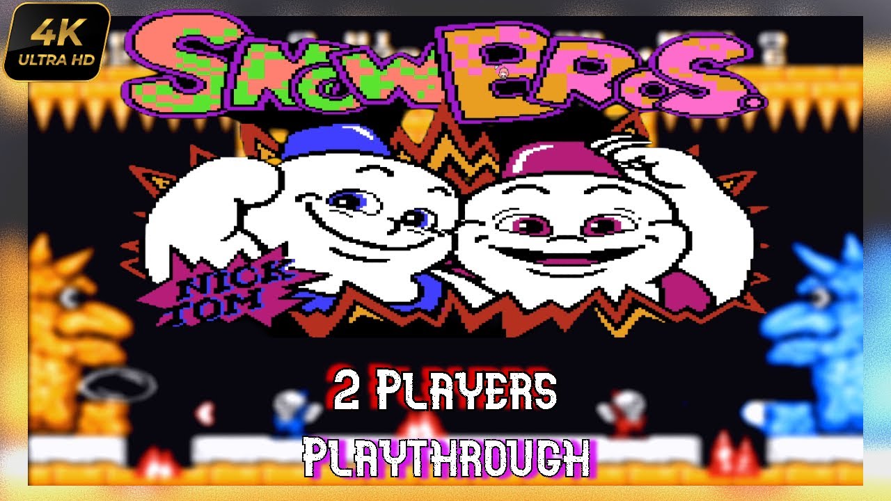 Snow Bros (1990) COOP Full Playthrough 2024 - Snow Bros NES Walkthrough ...