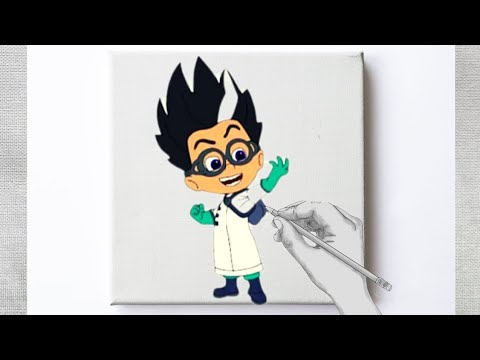 How To Draw Romeo PJ Masks Drawing - Easy Step By Step PJ Masks ...