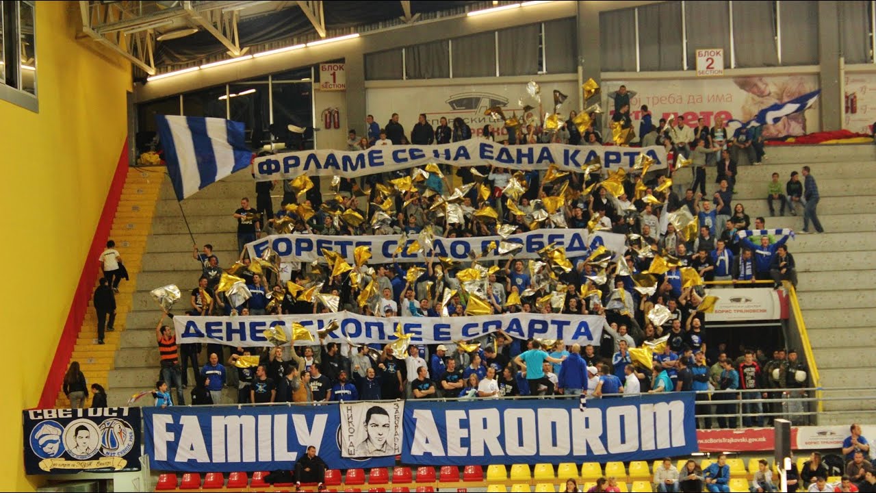 MZT Skopje - Široki Primorka 15.03.2014 Support Family Aerodrom - YouTube