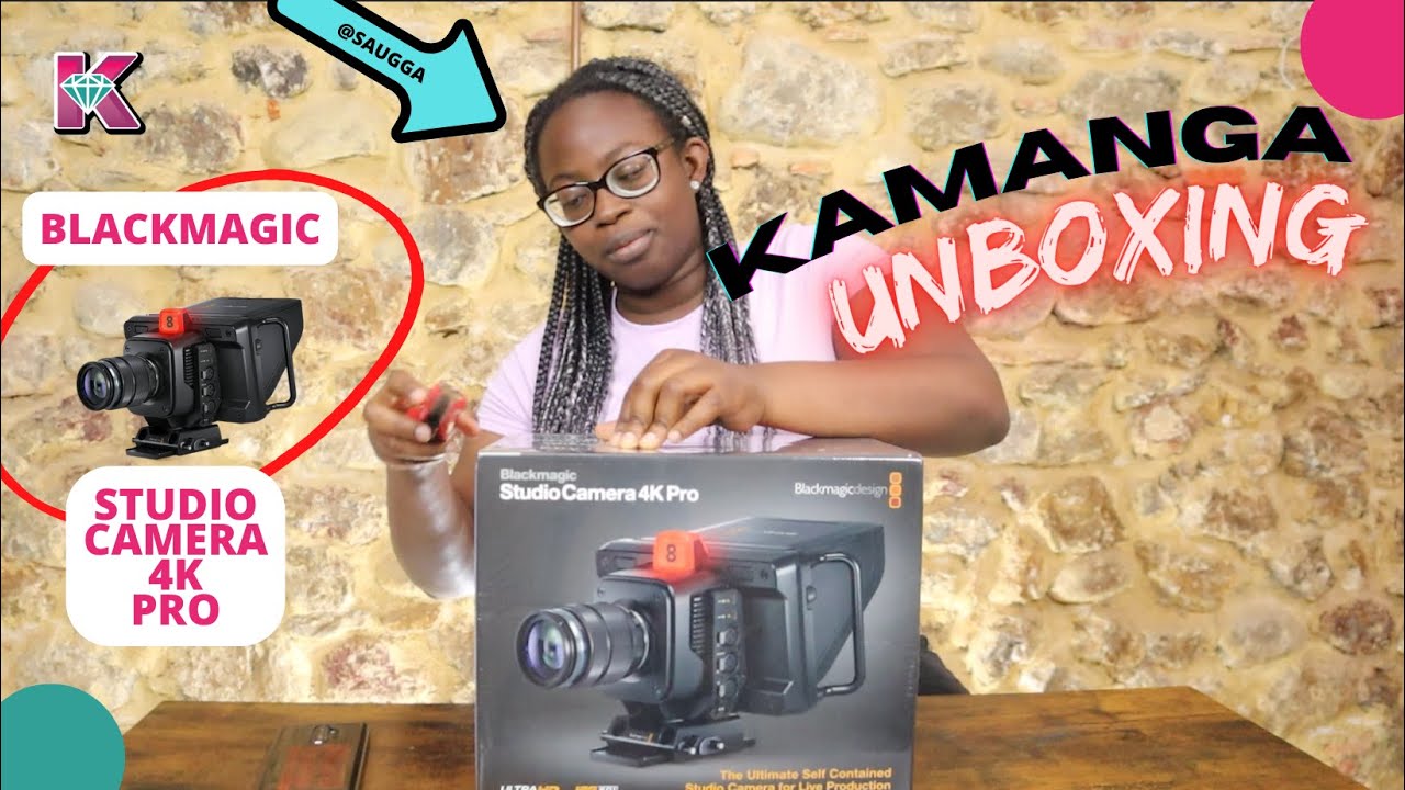 UNBOXING: Black Magic STUDIO CAMERA 4K PRO | KAMANGA - YouTube