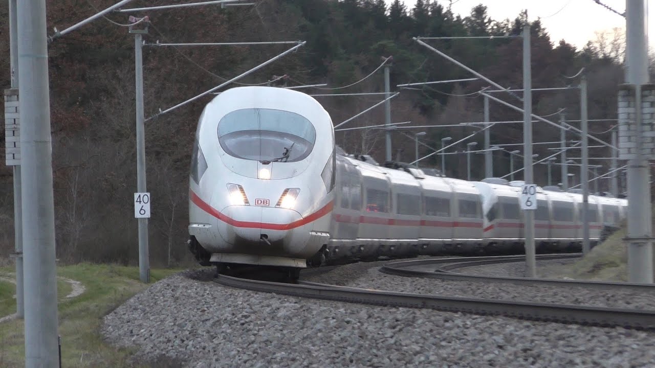 ICE 3 High Speed Train - YouTube