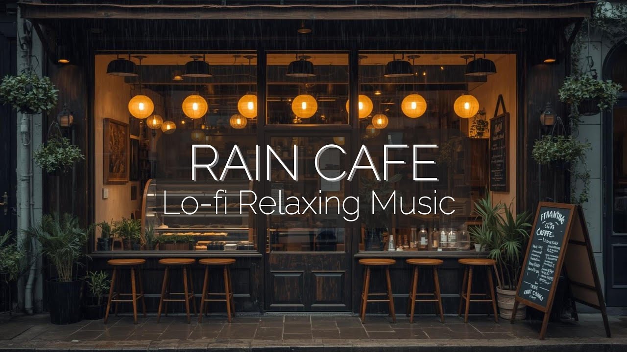 RAIN CAFE | 2hrs Relaxing Slow Background Music for Chilling, Study ...