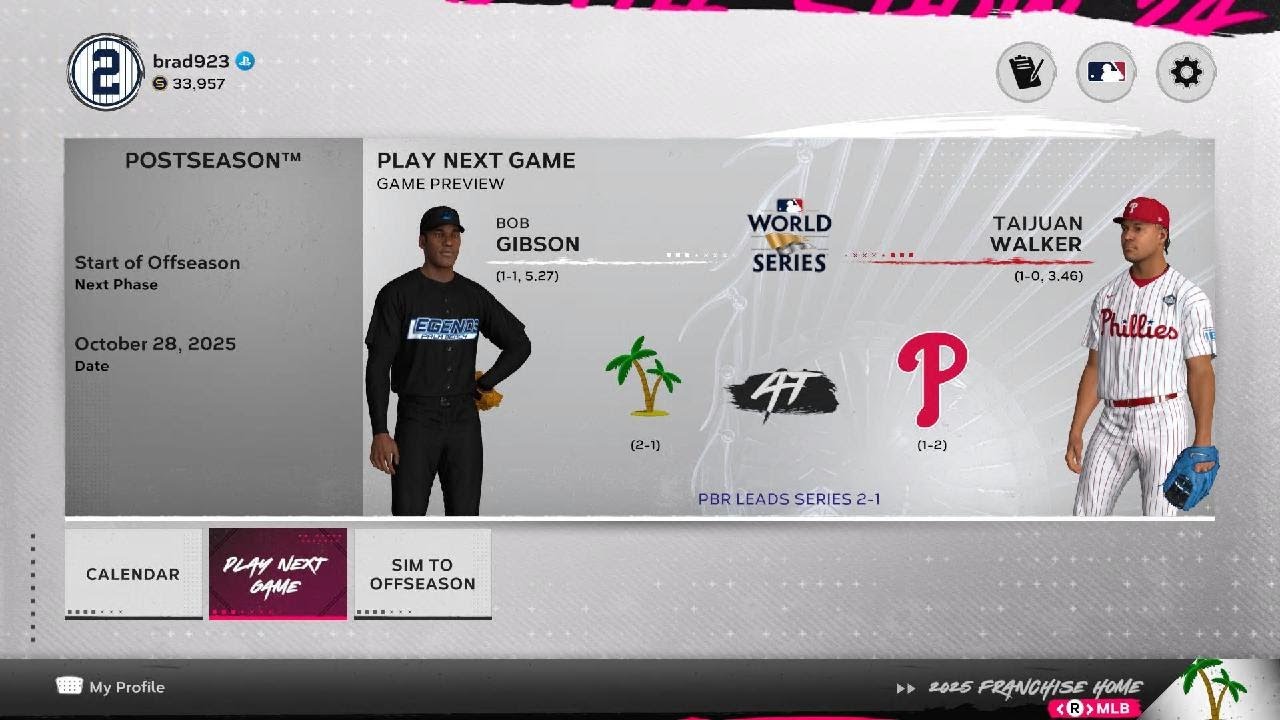 MLB The Show 24: Legends League 2025 World Series Game 3 Against ...