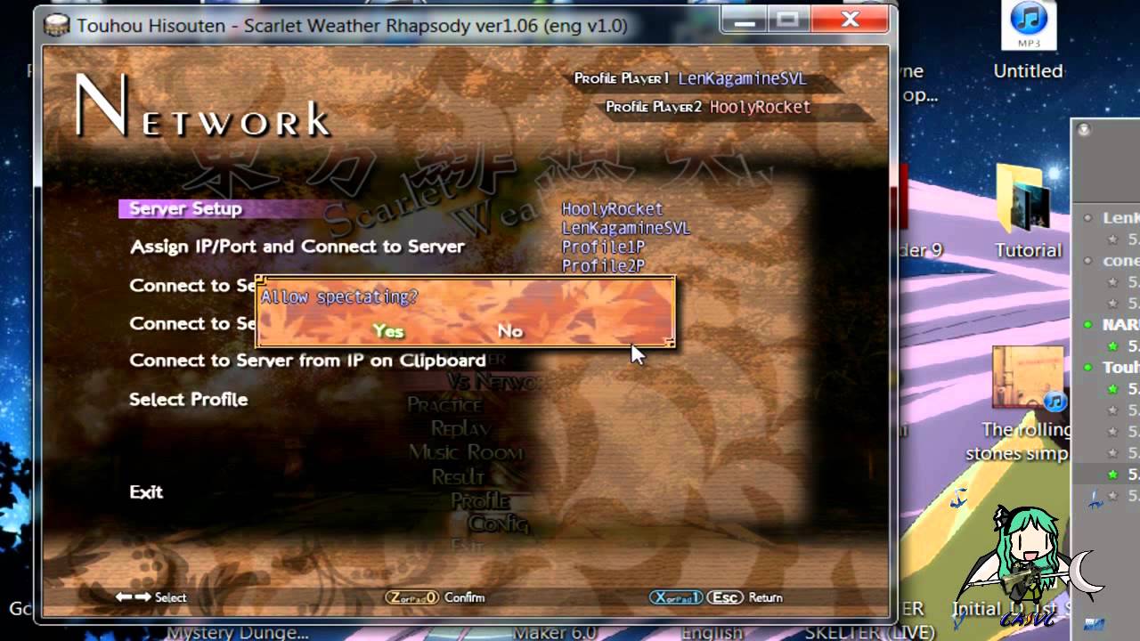 Tutorial de como jugar Touhou 10.5-12.3 Online - YouTube