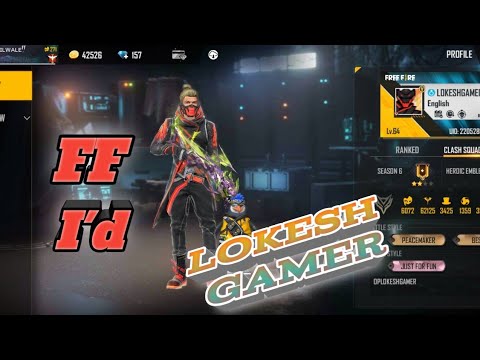 Lokesh Gamer Free Fire I'd ||| Lokesh Gamer Game UiD || Free Fire ...