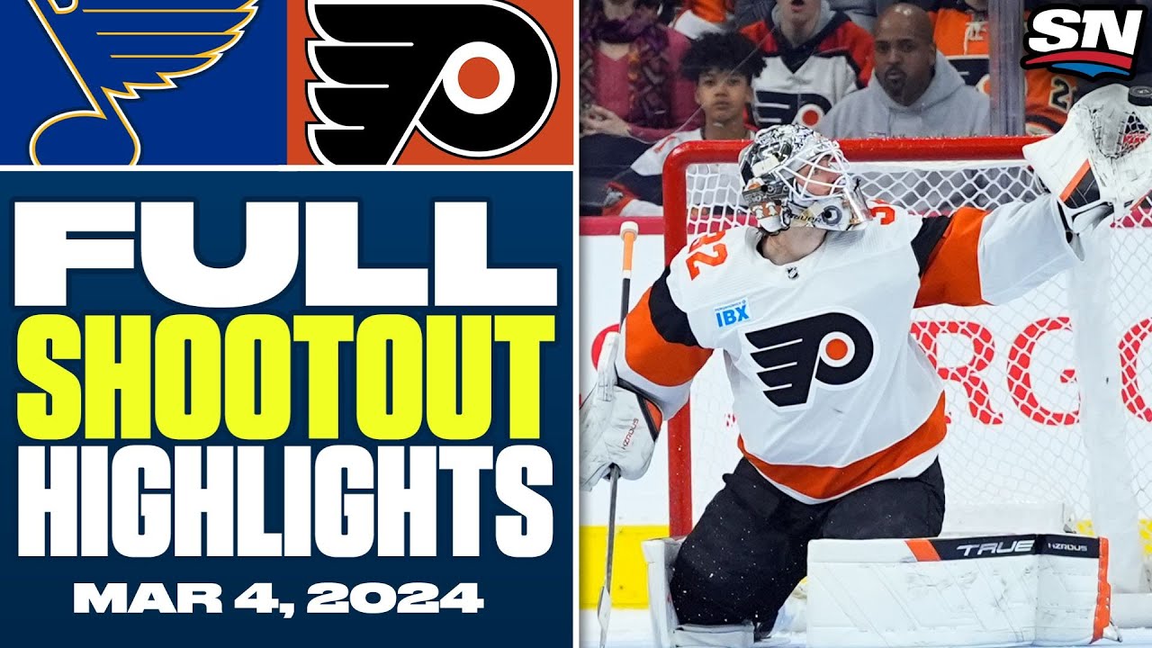 St. Louis Blues at Philadelphia Flyers | FULL Shootout Highlights ...