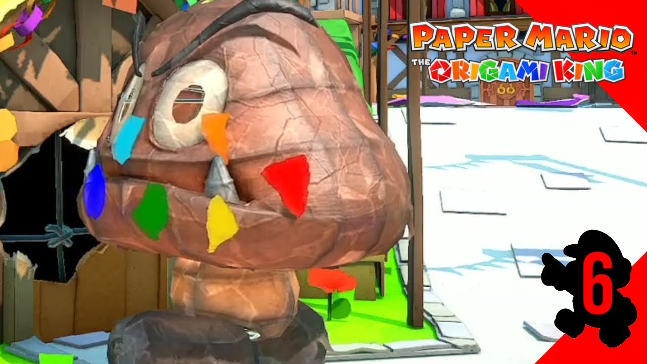PAPER MACHO GOOMBA! | Paper Mario The Origami King - YouTube