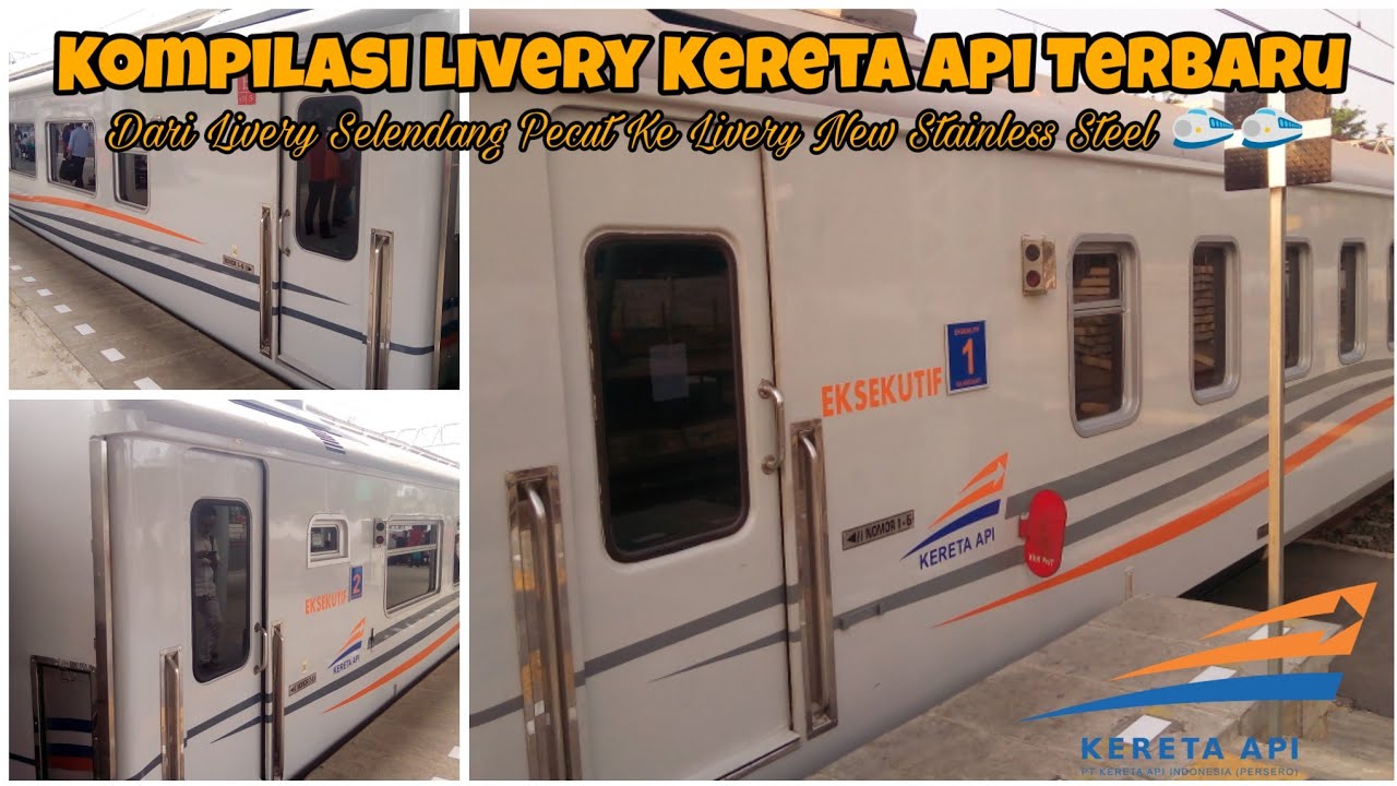 KOMPILASI NEW LIVERY KERETA API - Perubahan Bertahap Livery Kereta Api ...