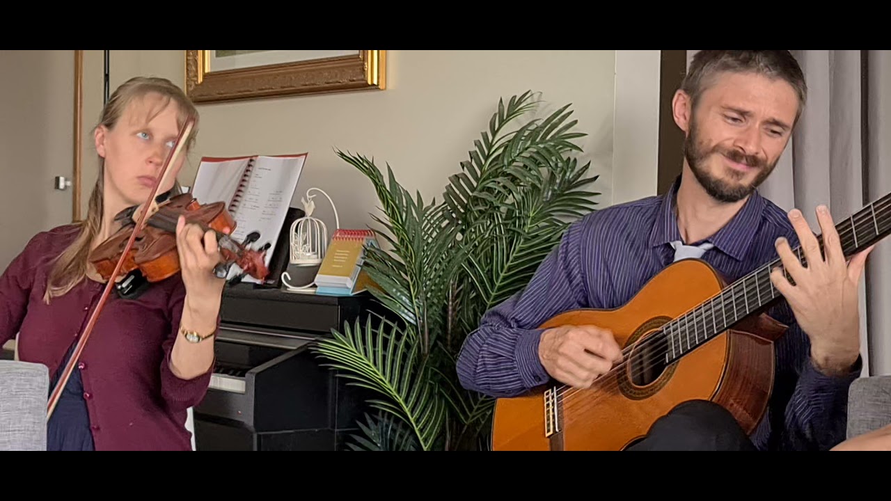 SHALL WE GATHER AT THE RIVER (COVER: ON GUITAR: HENRY HIGGINS) (VIOLIN ...