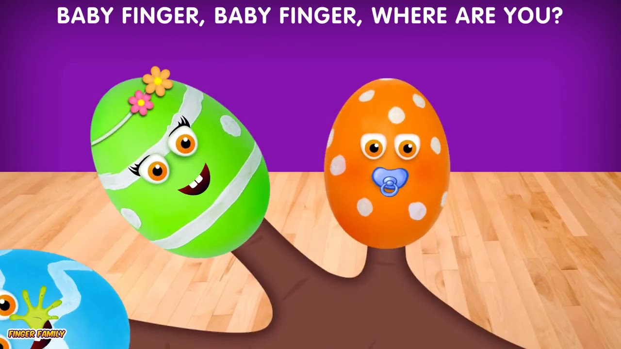 The Finger Family Easter Eggs Family Nursery Rhyme | Easter Finger ...
