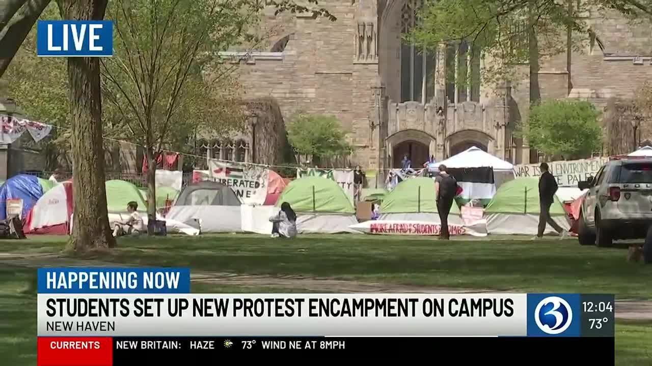 Yale threatens consequences for protesting students violating campus ...