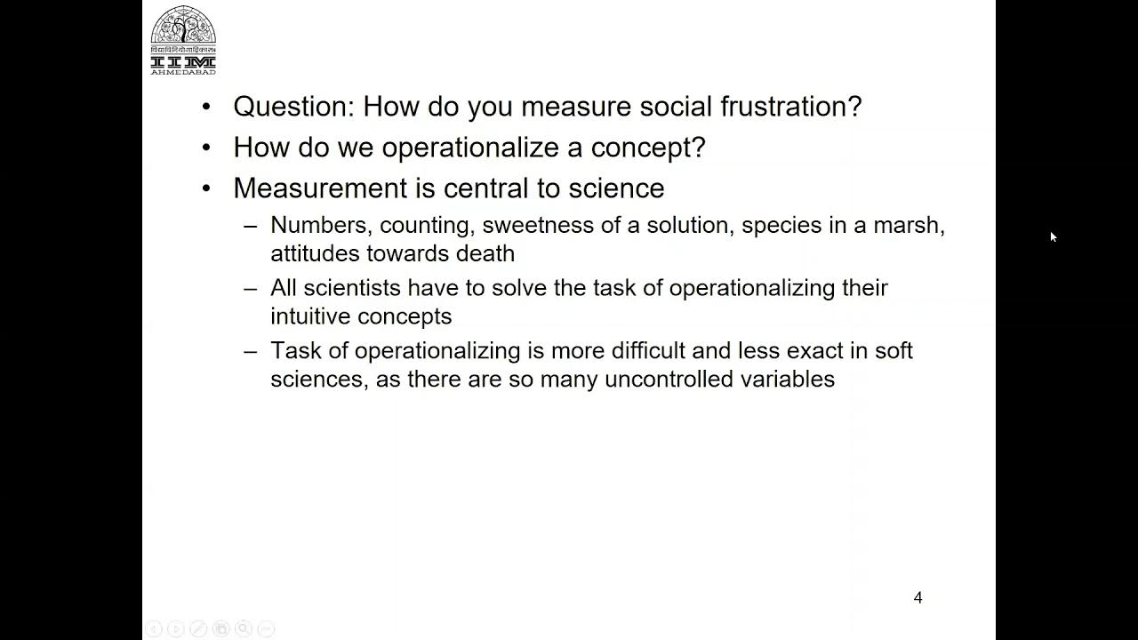 Module 1 (Lecture 1): Introduction to Measurement and Psychometrics - YouTube