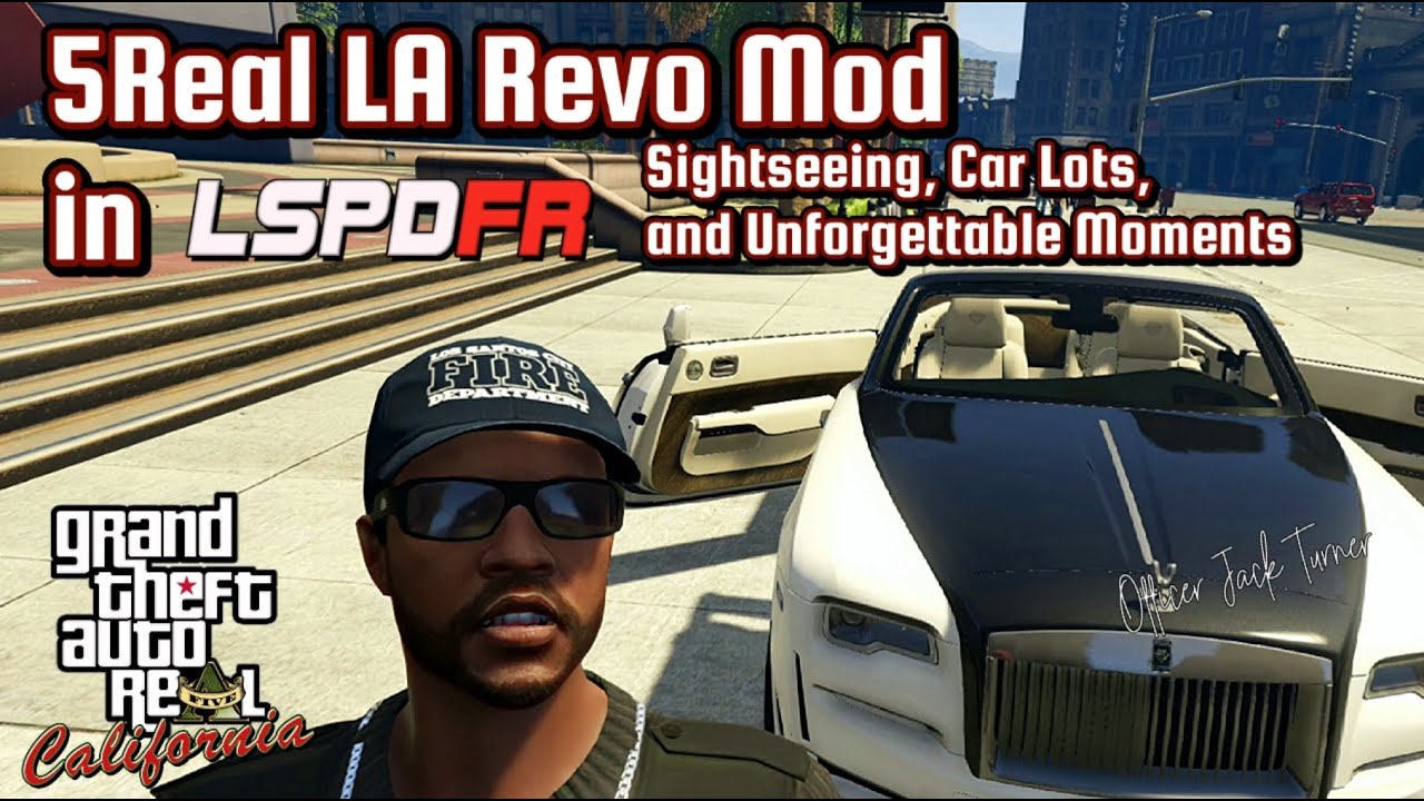 GTAV | 5Real LA Revo Mod in LSPDFR | Sightseeing, Car Lots, and ...