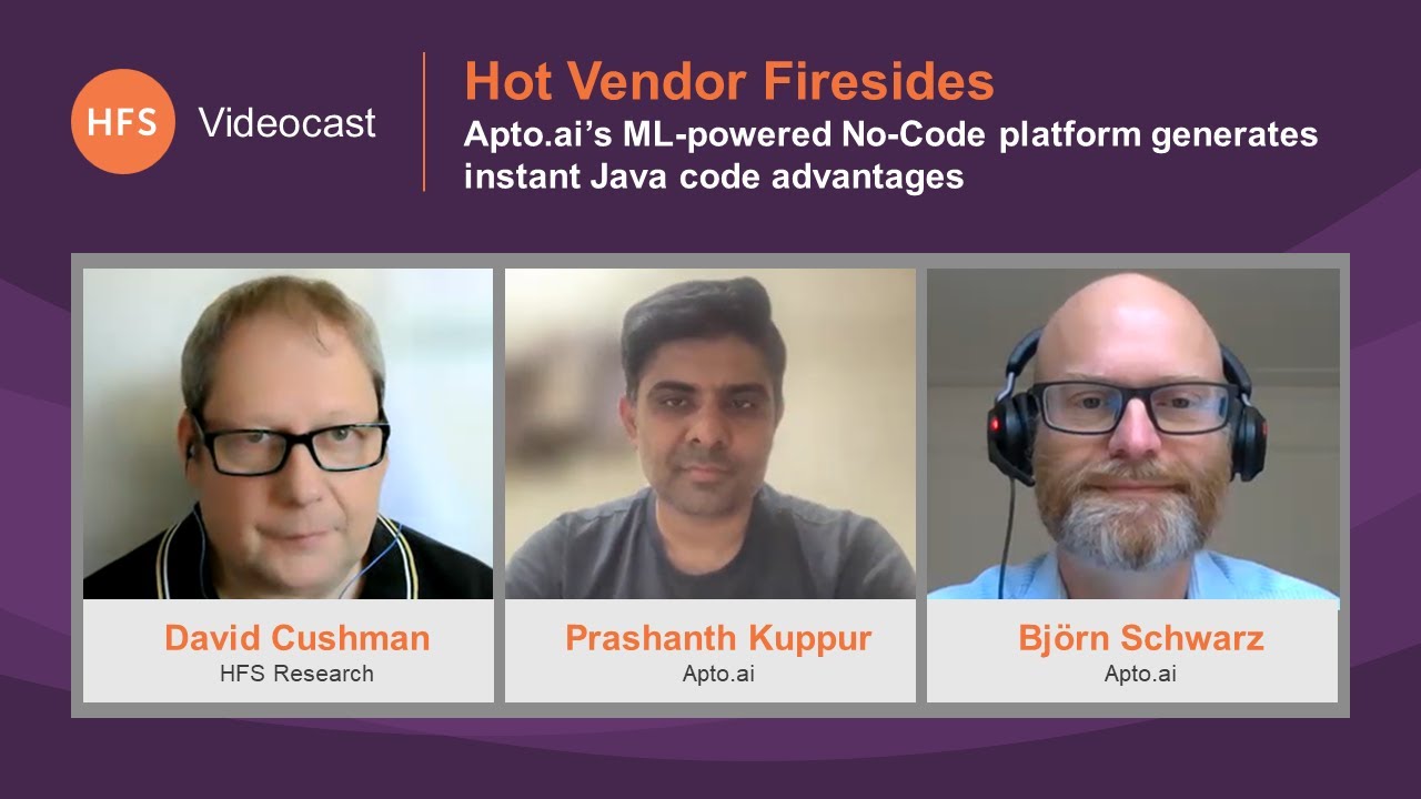 Hot Vendor Firesides | Apto.ai’s ML-powered No-Code platform generates ...