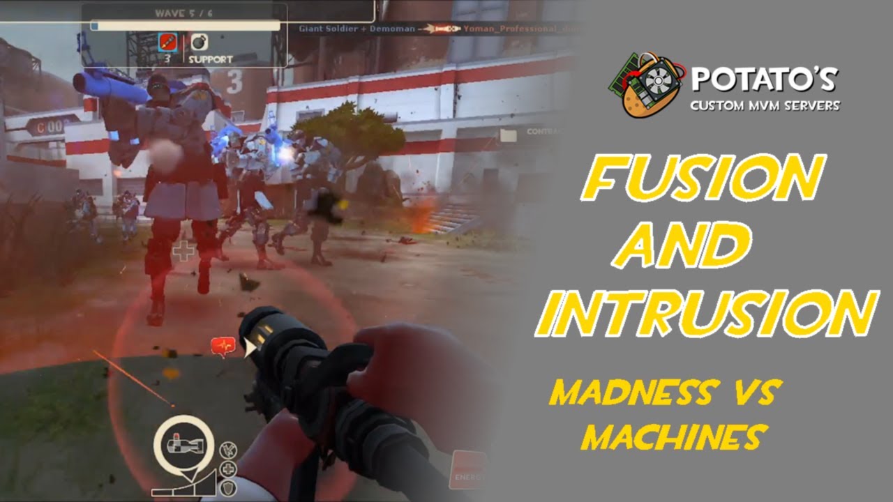 [TF2] Potato MvM Archive - Madness Vs Machines - Meltdown (ADV) Fusion and Intrusion - YouTube