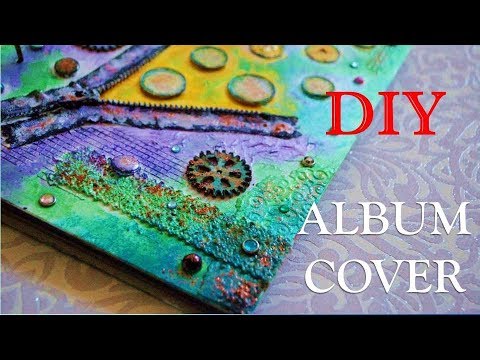 DIY Coin Album Cover. Mixed media. Альбом для монет своими руками. Микс ...