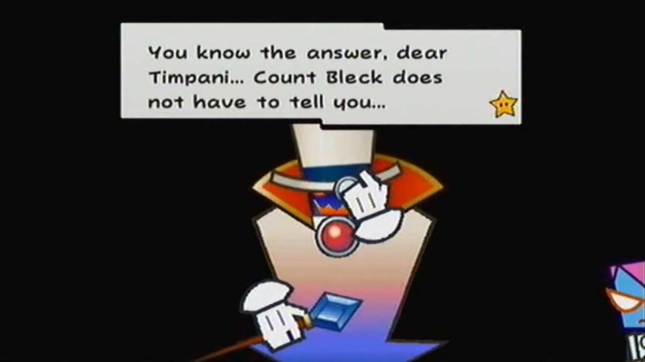 Super Paper Mario - Count Bleck - YouTube