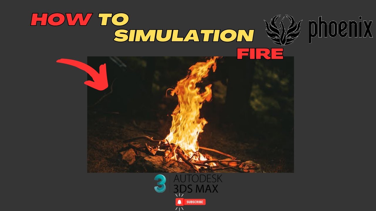 How to create Fire - 3ds max tutorial - Phoenix FD - YouTube
