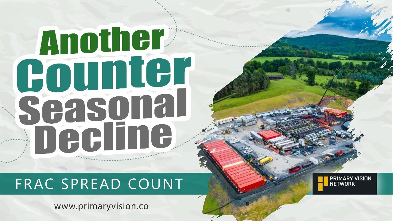 Another Counter Seasonal Decline - Frac Spread Count - YouTube