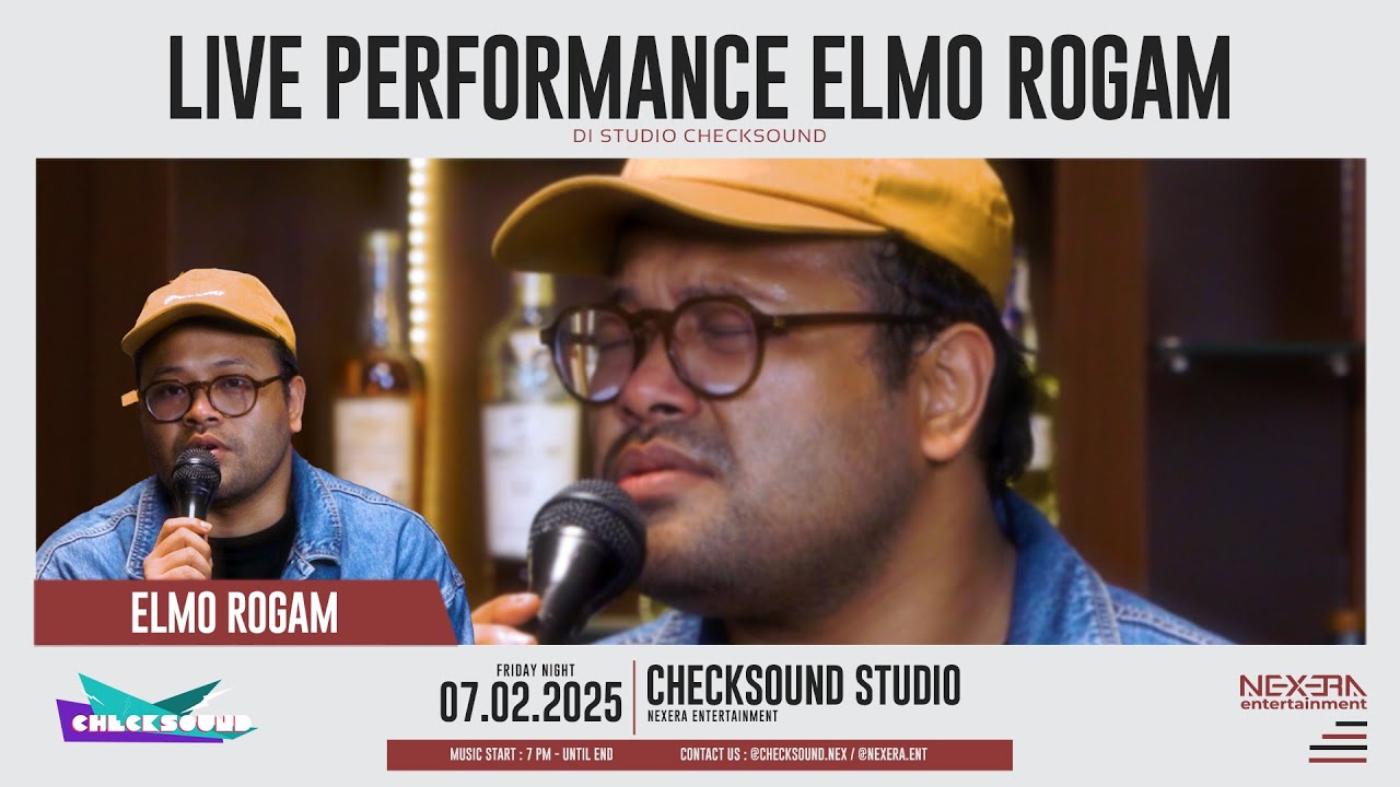 ELMO ROGAM - CARA YANG TEPAT / ADA APA | CHECKSOUND LIVE PERFORMANCE ...