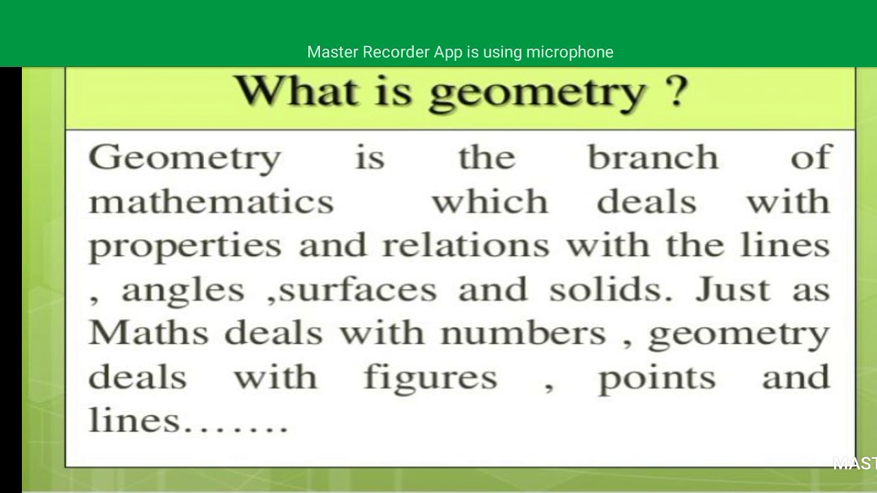 basic geometry concepts - YouTube