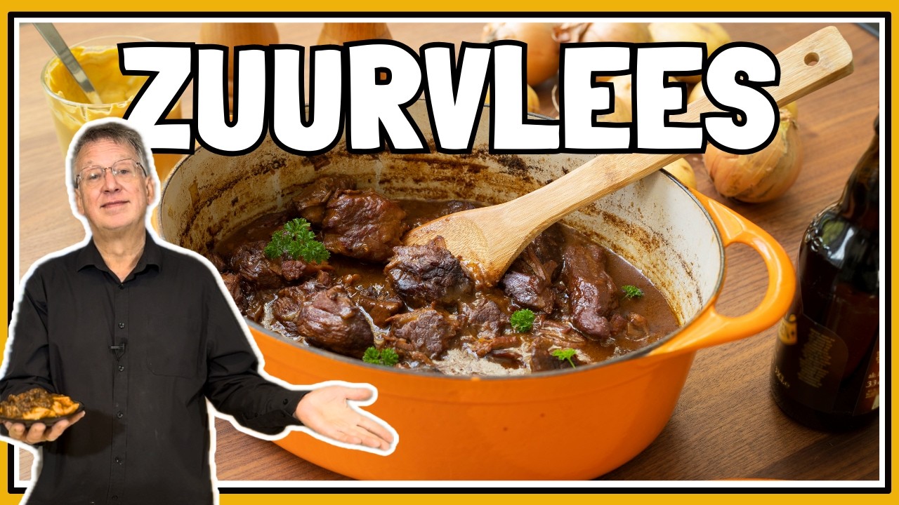 Hoe maak je Limburgs Zuurvlees? (Zoervleisj recept) - YouTube