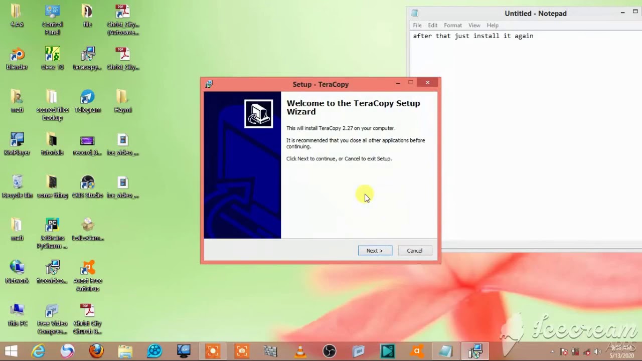 how to fix an error when file transfering in tera copy 2 27 - YouTube