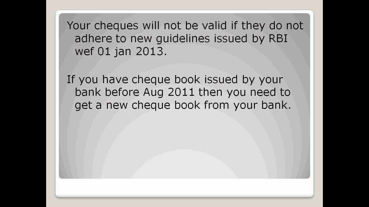 cts 2010 cheque sample, new cheque sample in 2013 - YouTube