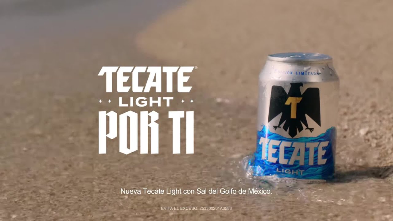 Cerveza Tecate México - NUEVA Tecate Light con Sal del Golfo de México ...