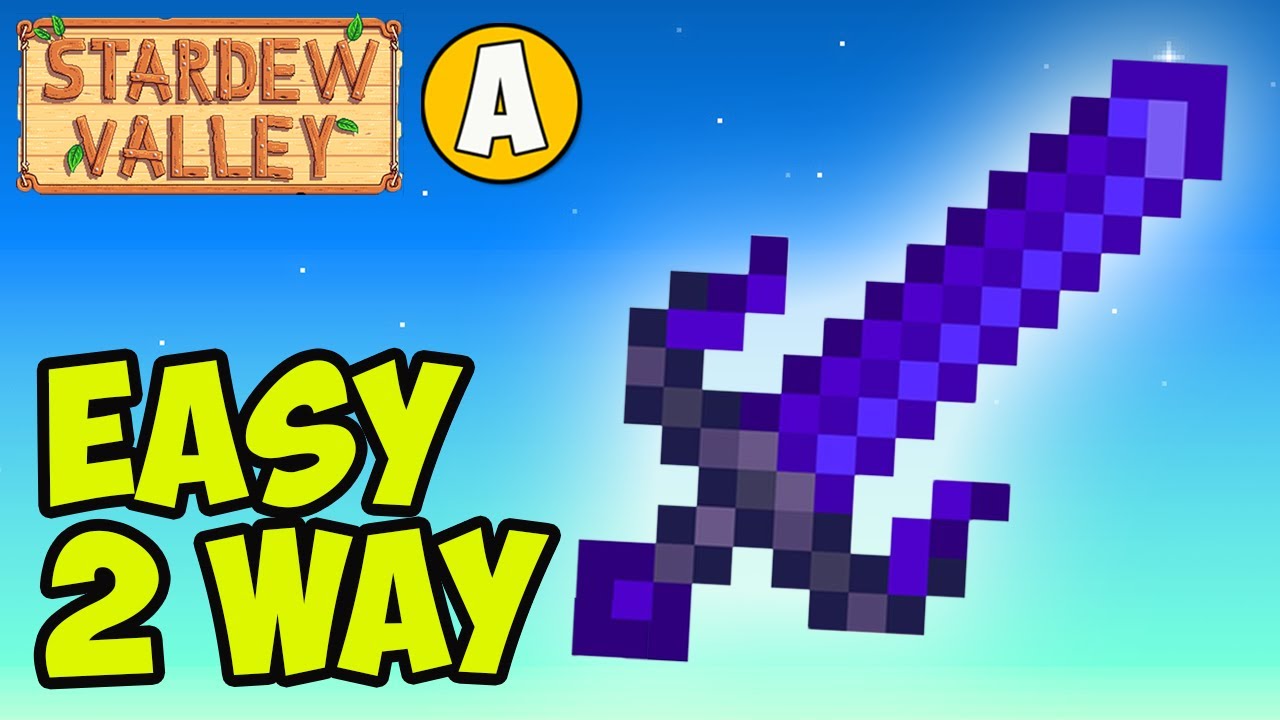 Stardew Valley how to get GALAXY SWORD (2 WAYS) (2025) | Stardew Valley ...