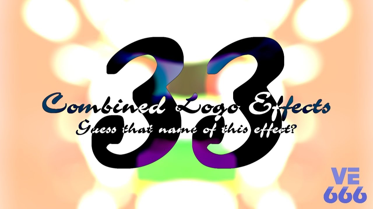 Combined Logo Effects #33 - YouTube