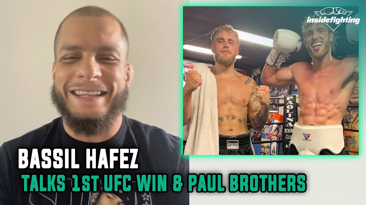 UFC's Bassil Hafez says he'd fight both Jake and Logan Paul on the same ...
