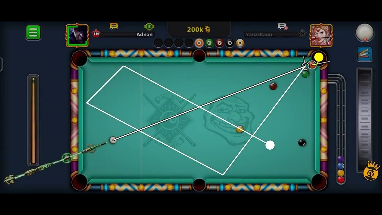 8 ball pool gameplay hacker vs hacker - YouTube