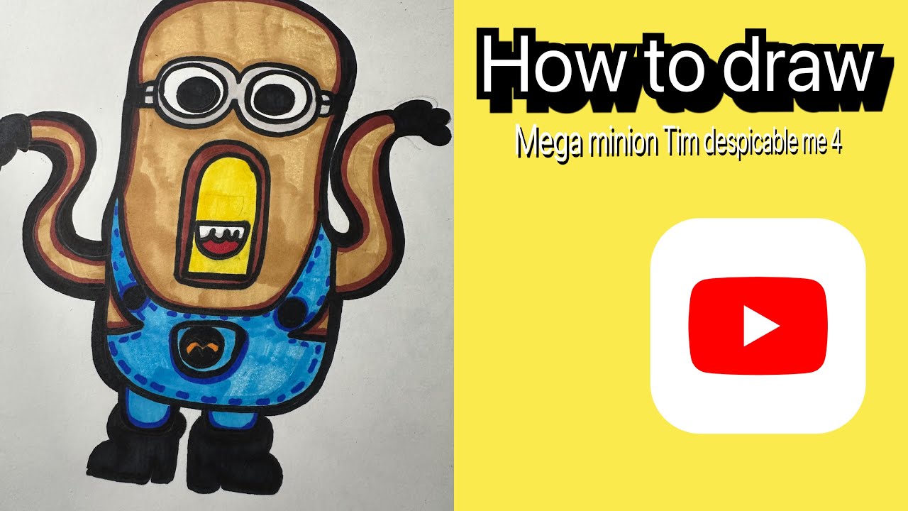 Minion Tim Drawing Mega Minions/Gallery | Despicable Me Wiki | Fandom