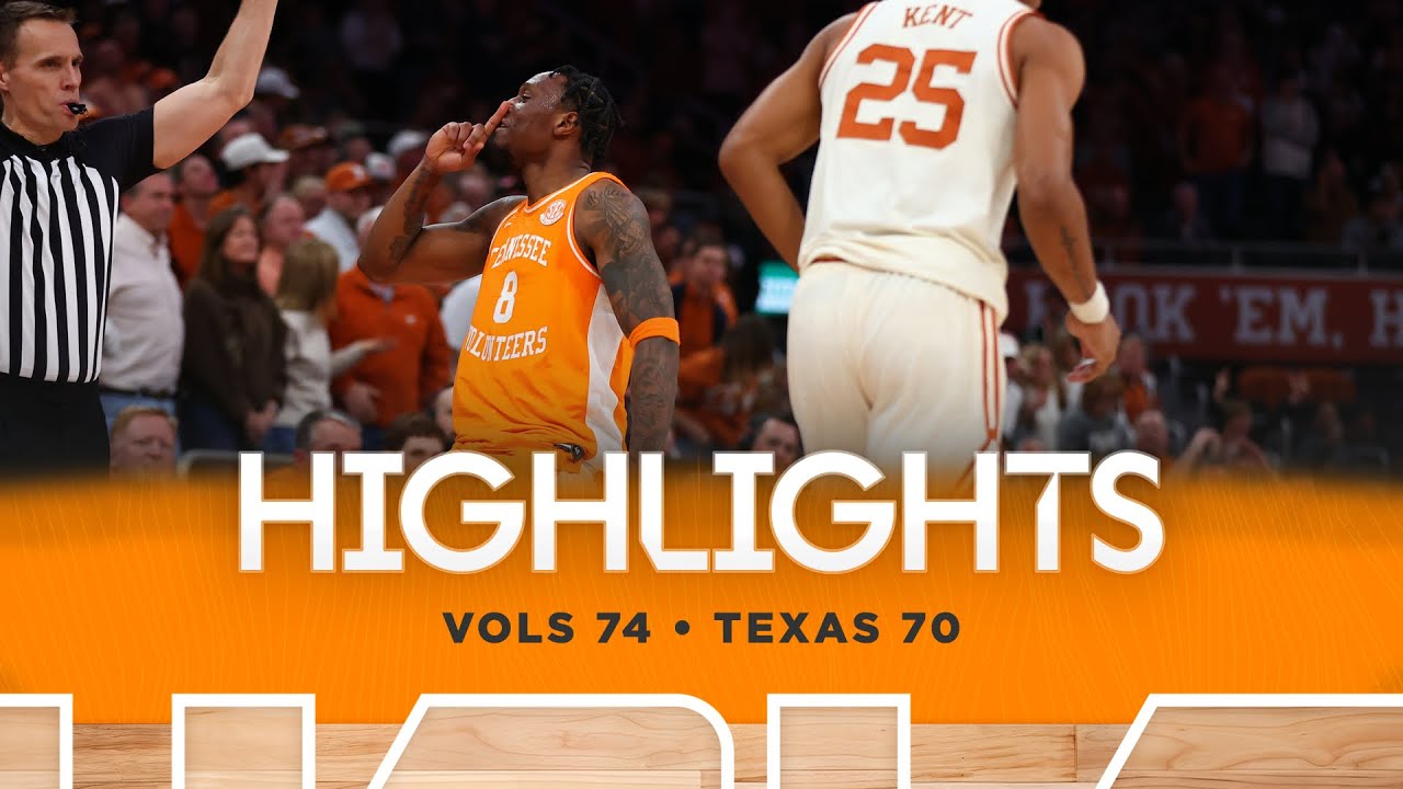 HIGHLIGHTS: No. 1 Vols 74, Texas 70 (Jan. 11, 2025) - YouTube