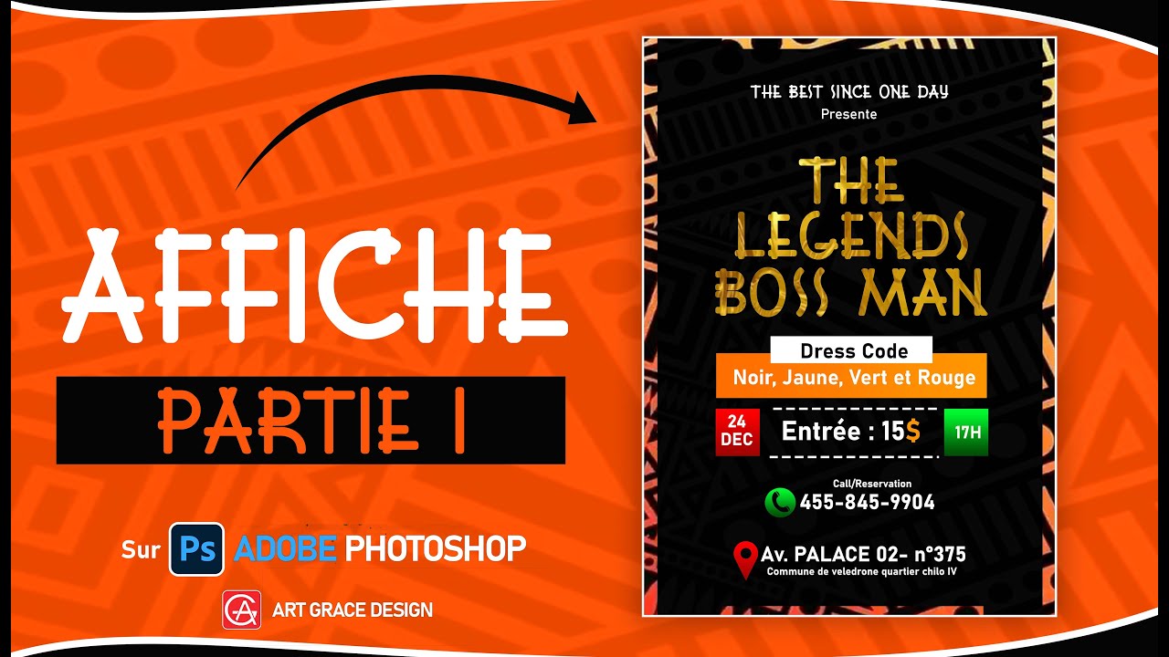 Un projet graphique complet partie 1 : créer une affiche ...