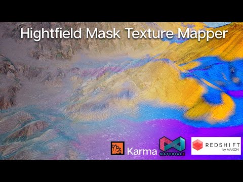 Houdini Heightfield Mask Texture Mapper Tool - YouTube