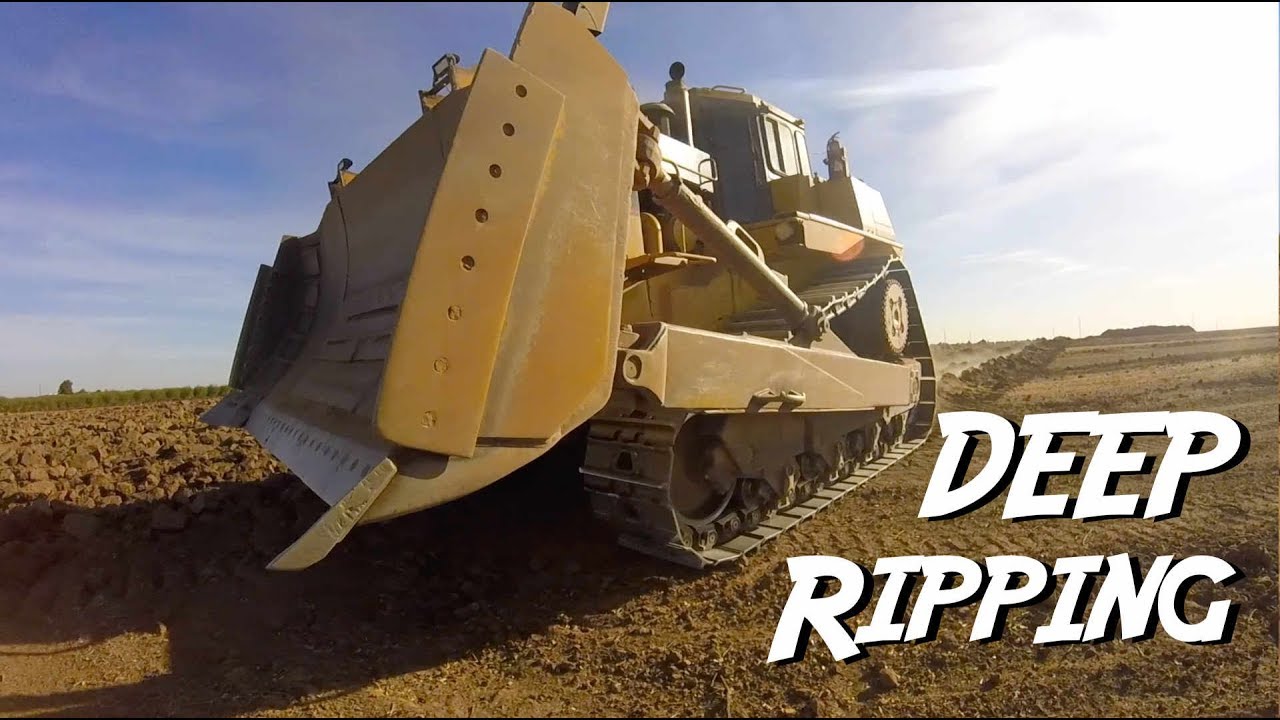 First Pass Deep Ripping with a CAT D10! 🚜 - YouTube